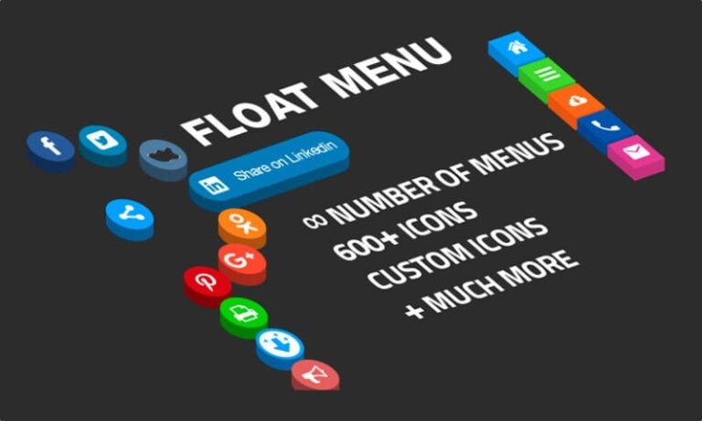 WordPress plugin for creat the floating menu - Float Menu Pro